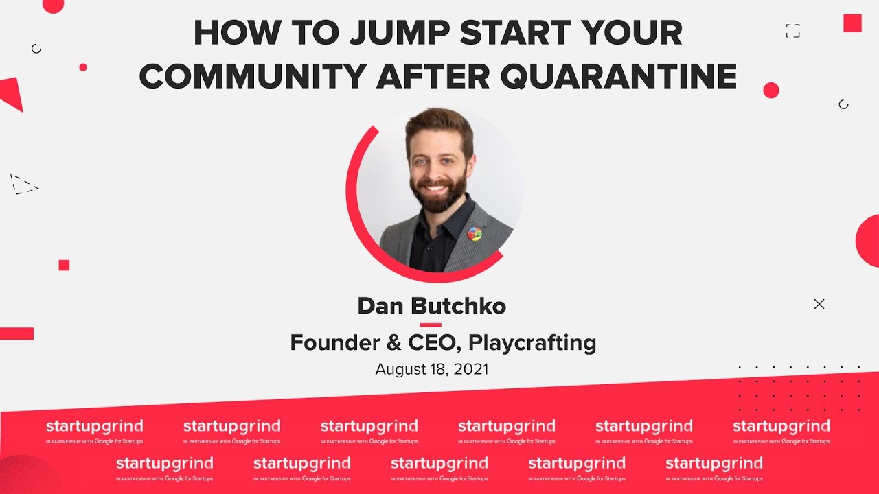 Dan Butchko (Playcrafting) - How to Jump Start Your Community After ...