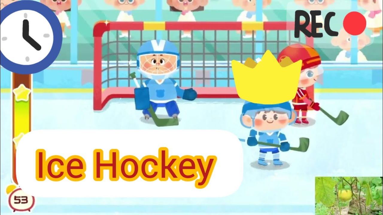 Ice Hockey | Fun Game | Cartoons For Children & Kids | Never Giveup ...