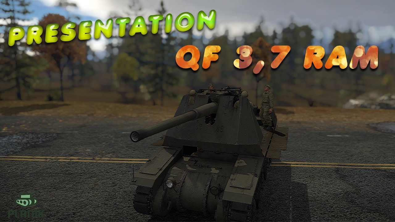 War Thunder : Présentation QF 3.7 RAM (RB) - YouTube
