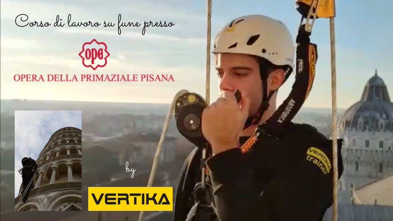 Corso lavoro su fune presso OPA PISA - YouTube