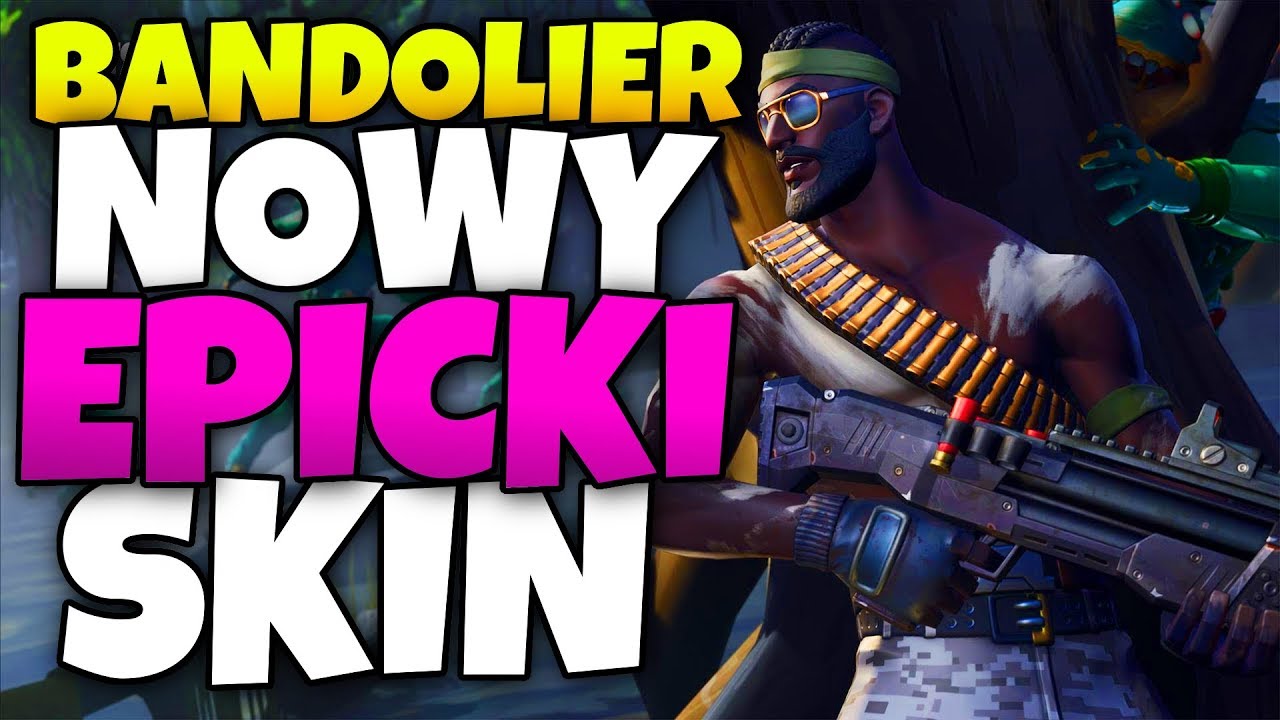 BANDOLIER - NOWY EPICKI SKIN 💜 #czywarto | Fortnite Battle Royale - YouTube