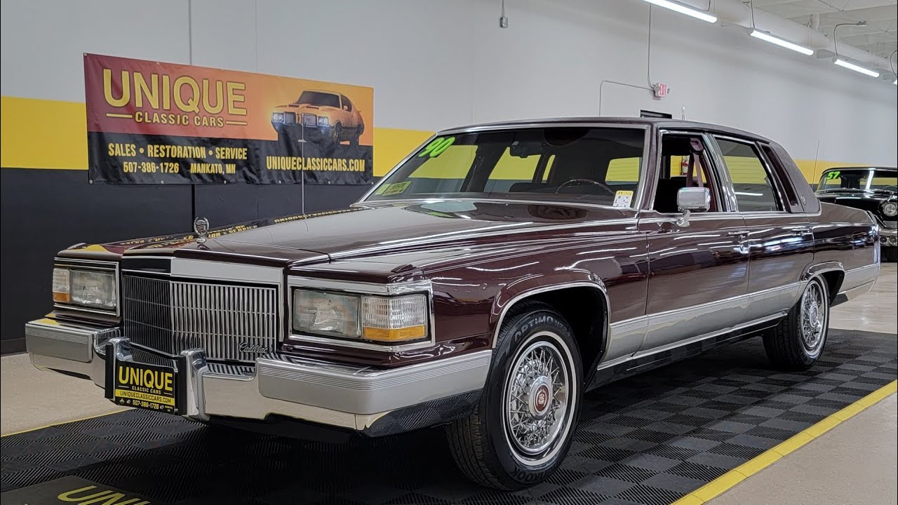 1990 Cadillac Brougham D'Elegance | For Sale $32,900 - YouTube