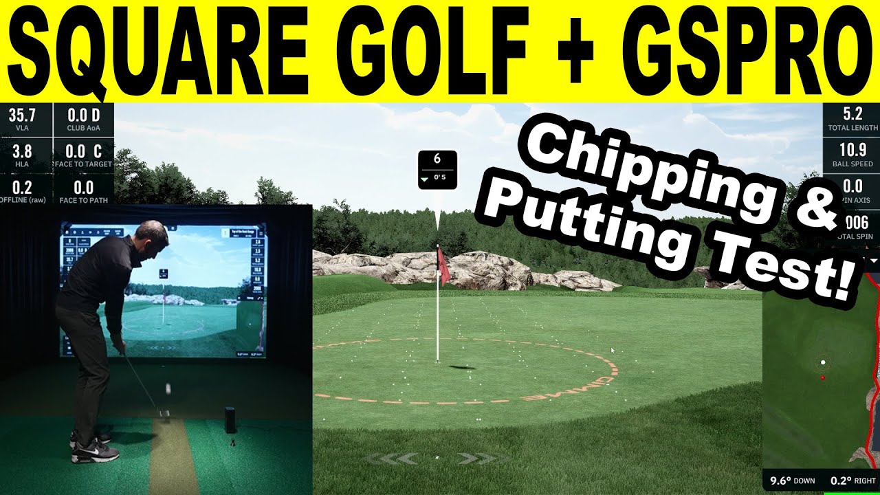 Square Golf Launch Monitor: Chipping & Putting ACCURACY TEST w/ GSPRO ...
