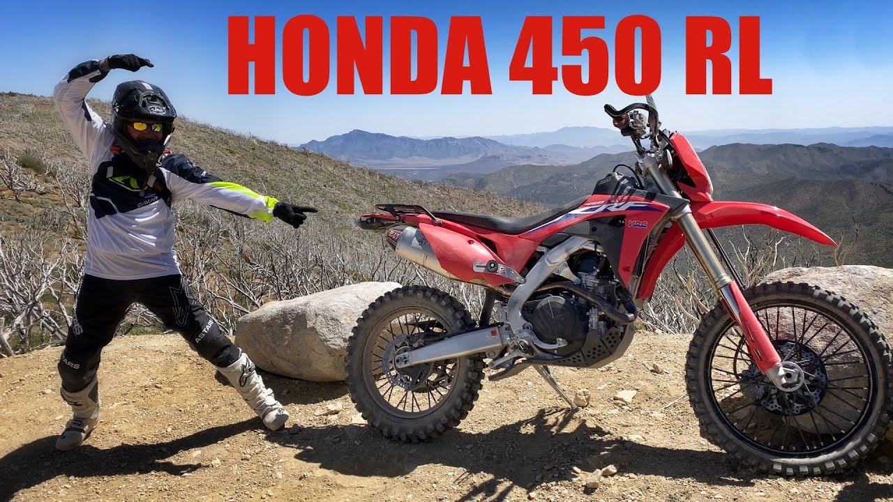 HONDA CRF 450 RL Off-Road Test Ride And First Impressions - YouTube