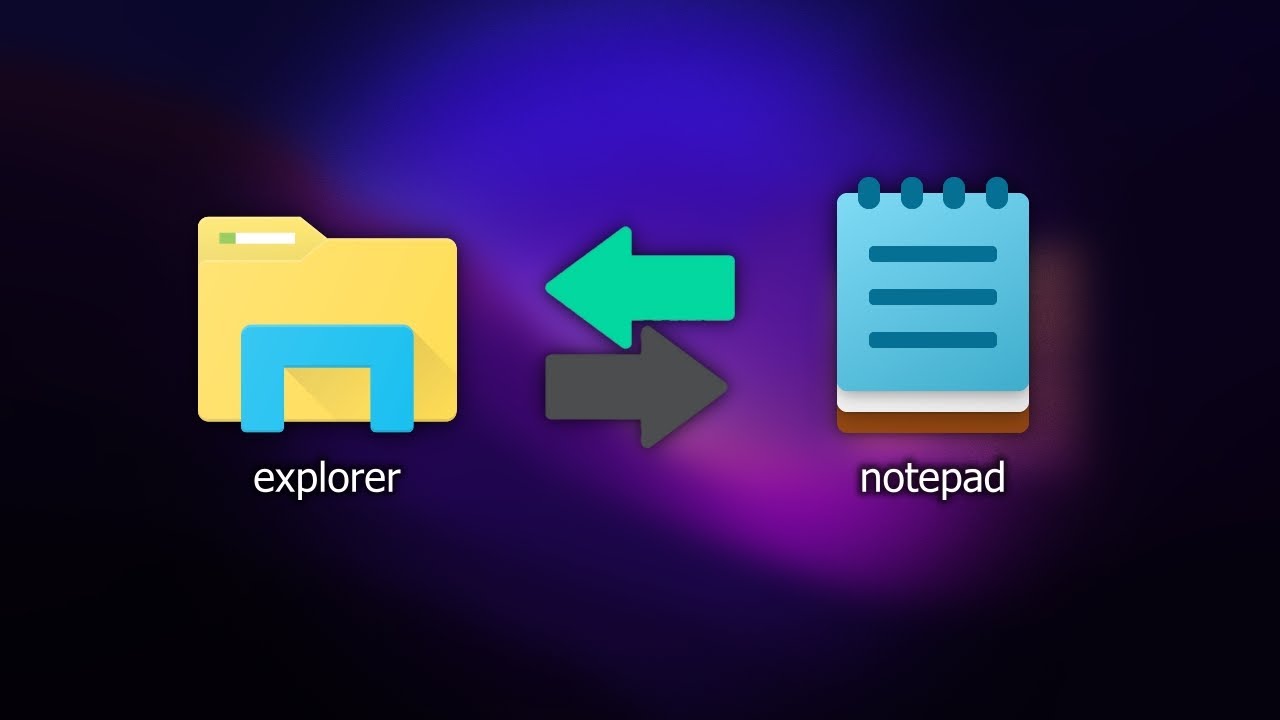 Bisakah Notepad jadi Explorer dan Sebaliknya??? - YouTube
