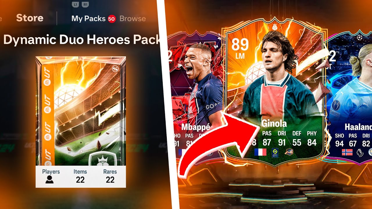 What do you get from 28 x Dynamic Hero Packs in EA FC 24? - YouTube