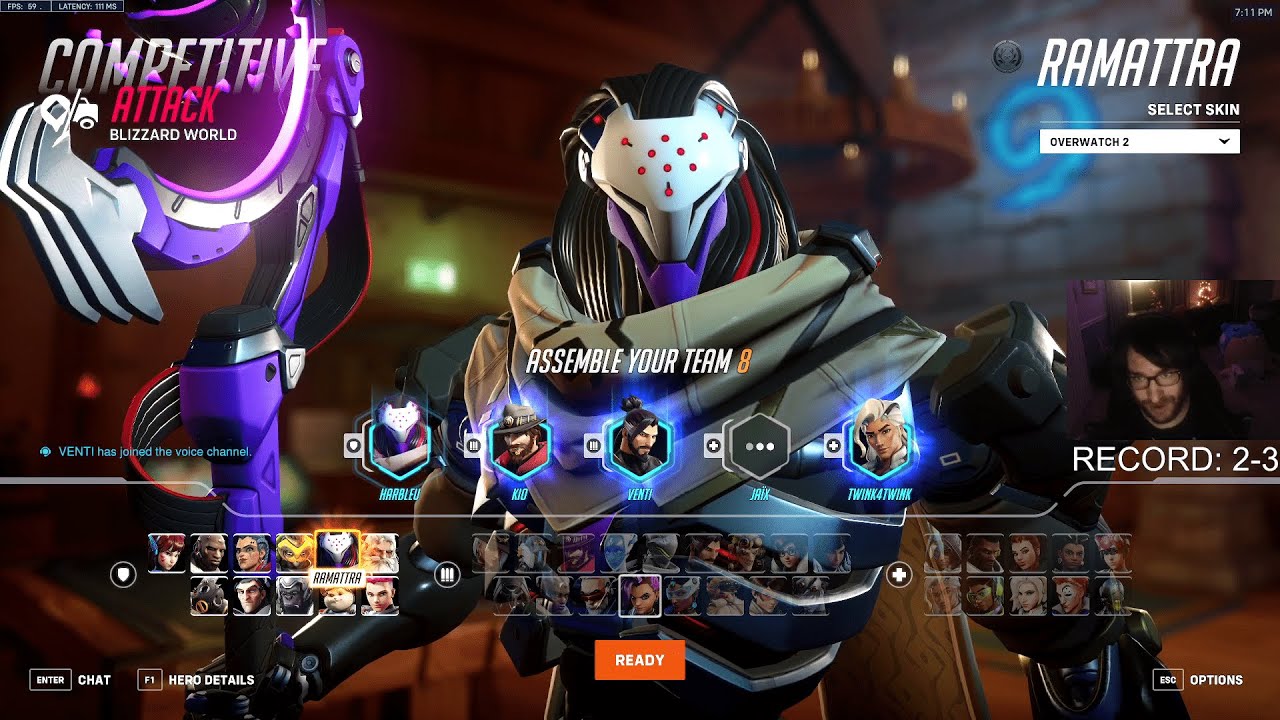 [10/25/23 VOD] Harbleu Plays Overwatch 2 "European Queues" - YouTube