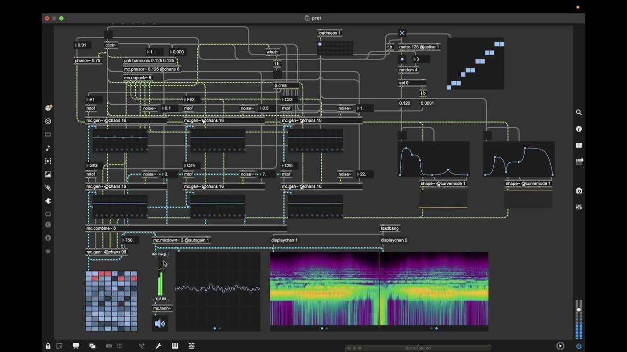 Max/msp pulsewave ambient - YouTube