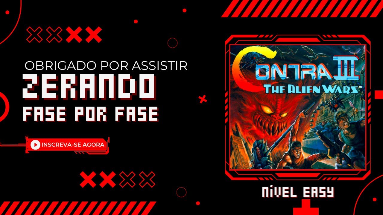 CONTRA III: THE ALIEN WARS - Zerando fase por fase - YouTube