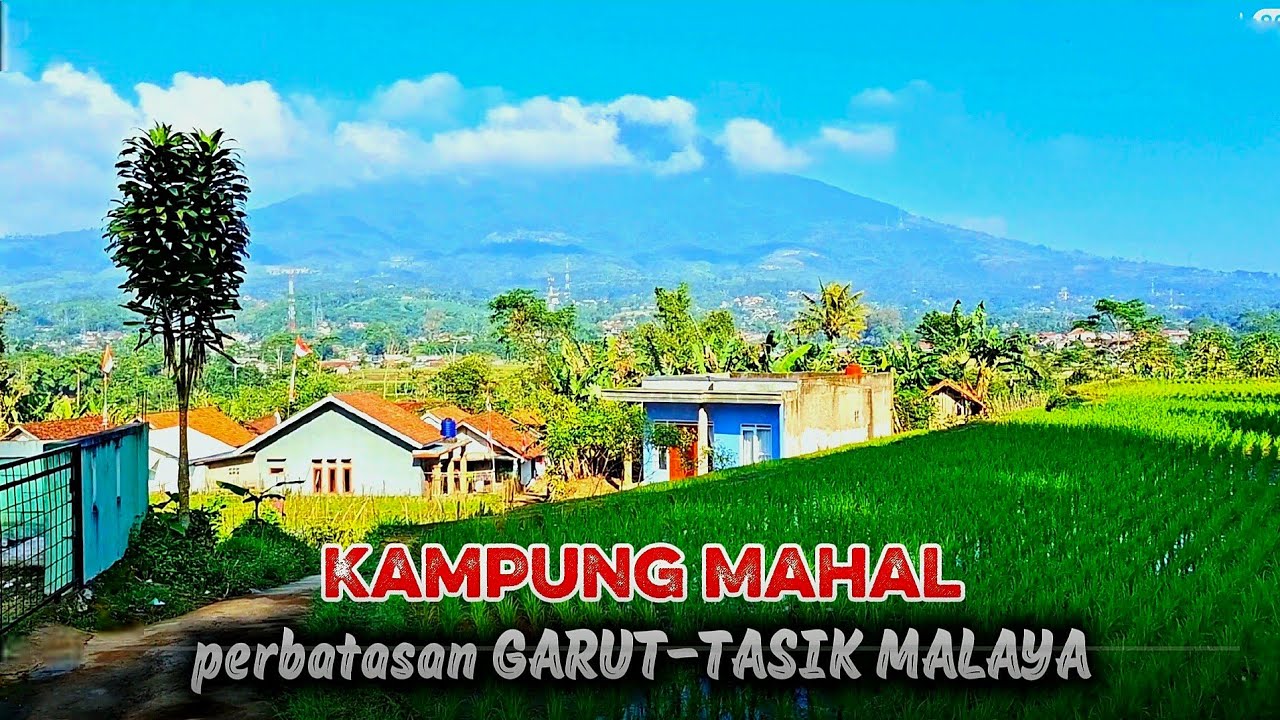 KAMPUNG BERHALAMAN GUNUNG 😍 Dimana mata memandang yg terlihat hanya ...