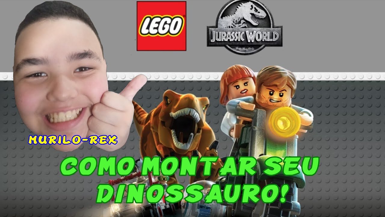 Lego Jurassic World :Tutorial de montar seu Dinossauro! - YouTube
