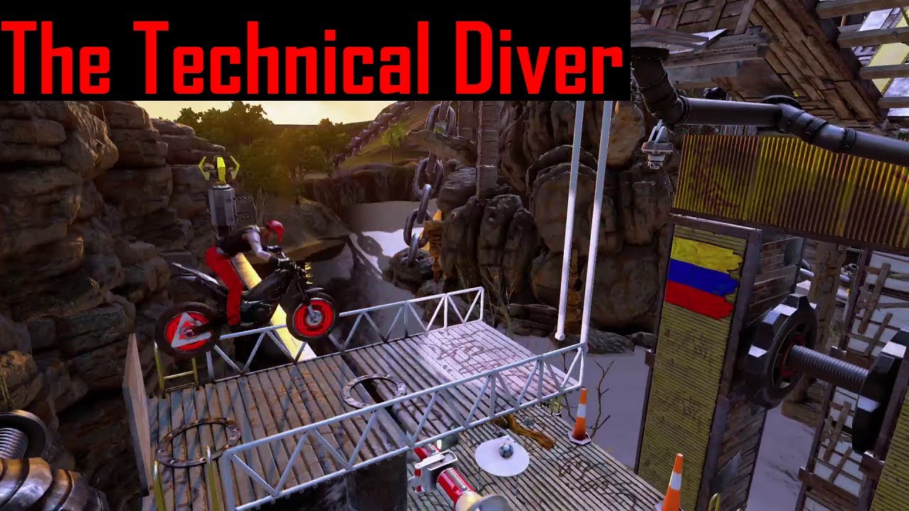 Trials Fusion - The Technical Diver - [Ninja Level 1] - YouTube