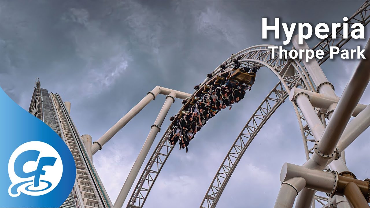 Hyperia off-ride 4K B-Roll @60fps Thorpe Park - YouTube