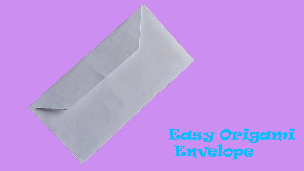 Easy Origami Envelope from A4 Paper ️ - YouTube
