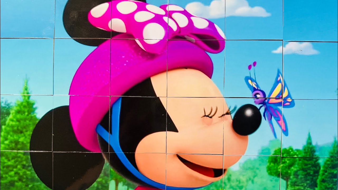 Minnie Mouse 🎀 Jigsaw Puzzle 🎈 - YouTube