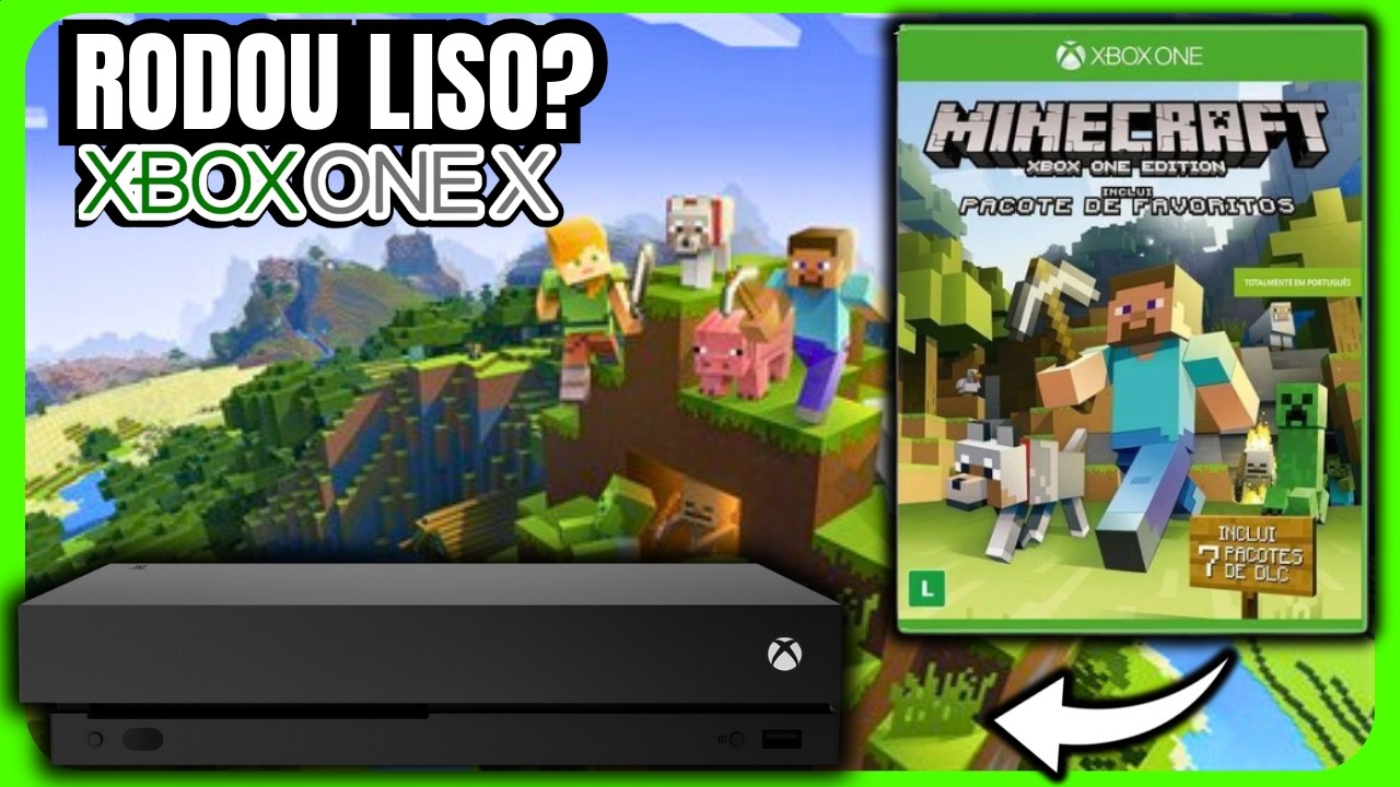Testando Minecraft no Xbox One X com SSD em 2025 - YouTube