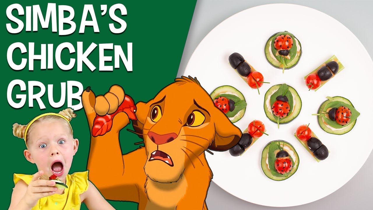 Disney Snacks | Simba’s Bug Recipe & Kids Try It | Snack School - YouTube