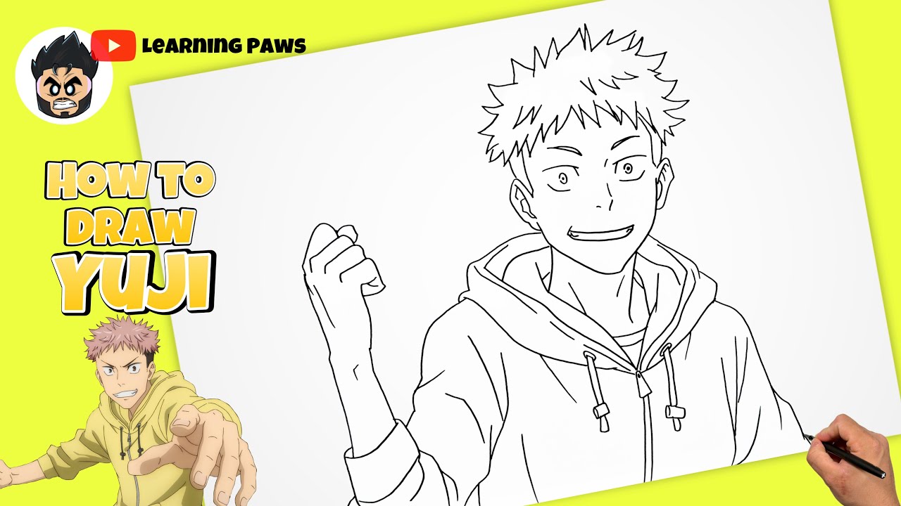 How To Draw Yuji Itadori | JUJUTSU KAISEN #drawing #yujiitadori - YouTube