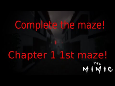 Roiblox Mimic chapter 1 how to complete the maze! - YouTube