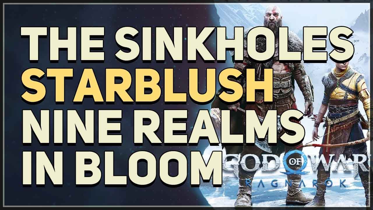 The Sinkholes Starblush Nine Realms in Bloom God of War Ragnarok - YouTube
