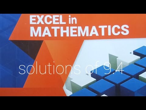 ex 9.4 solutions of vedanta excel in mathematics class 9 - YouTube