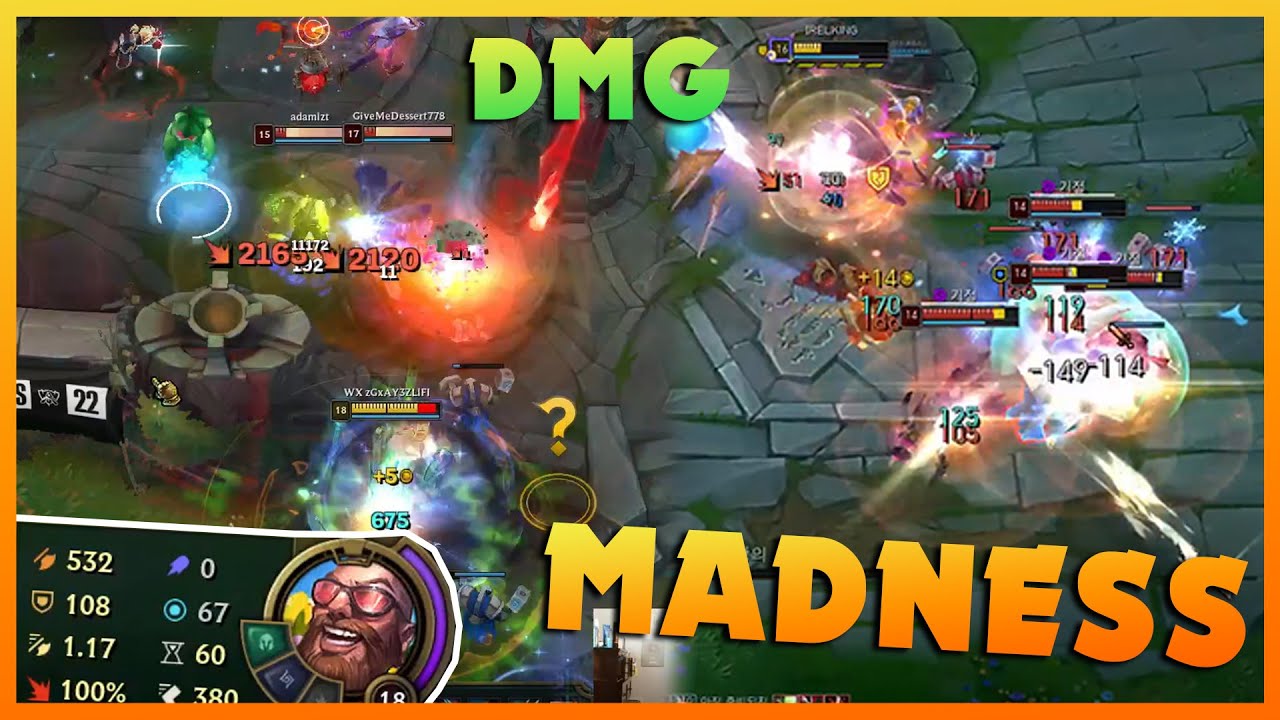 DMG Madness !!! - LOL Moments #12 [Drapnak] - YouTube