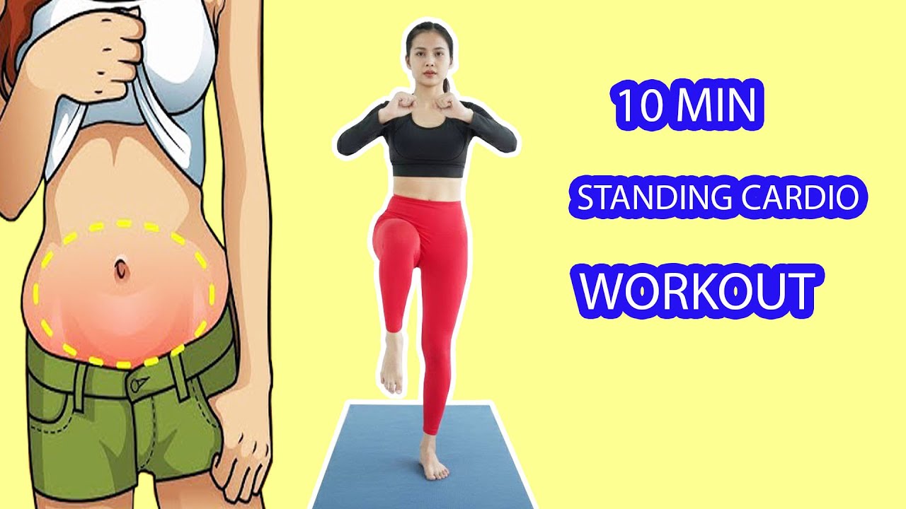 BEST EFFECTIVE STANDING CARDIO WORKOUT 🔥 | 7 Days Weight Loss Challenge ...