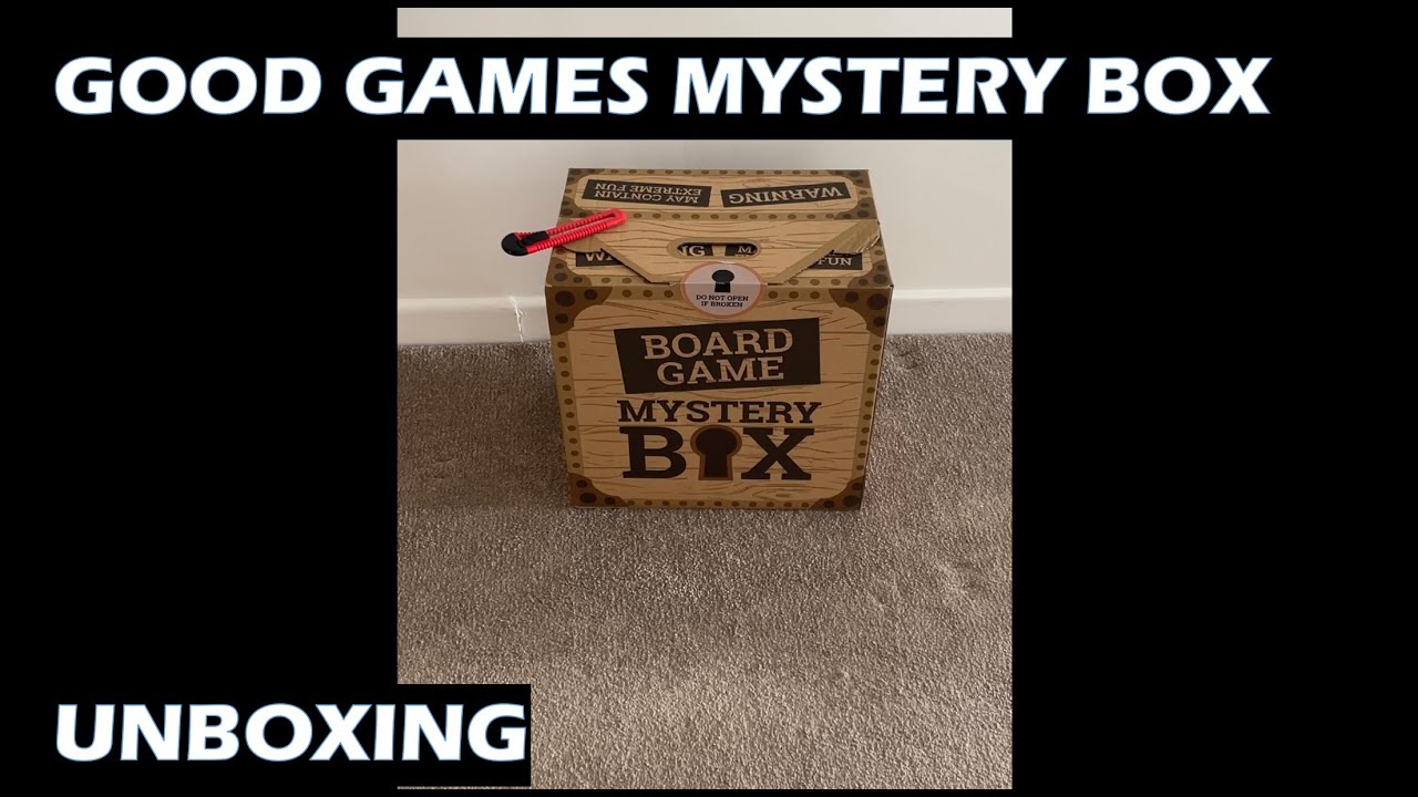 Good Games Mystery Box Unboxing - YouTube