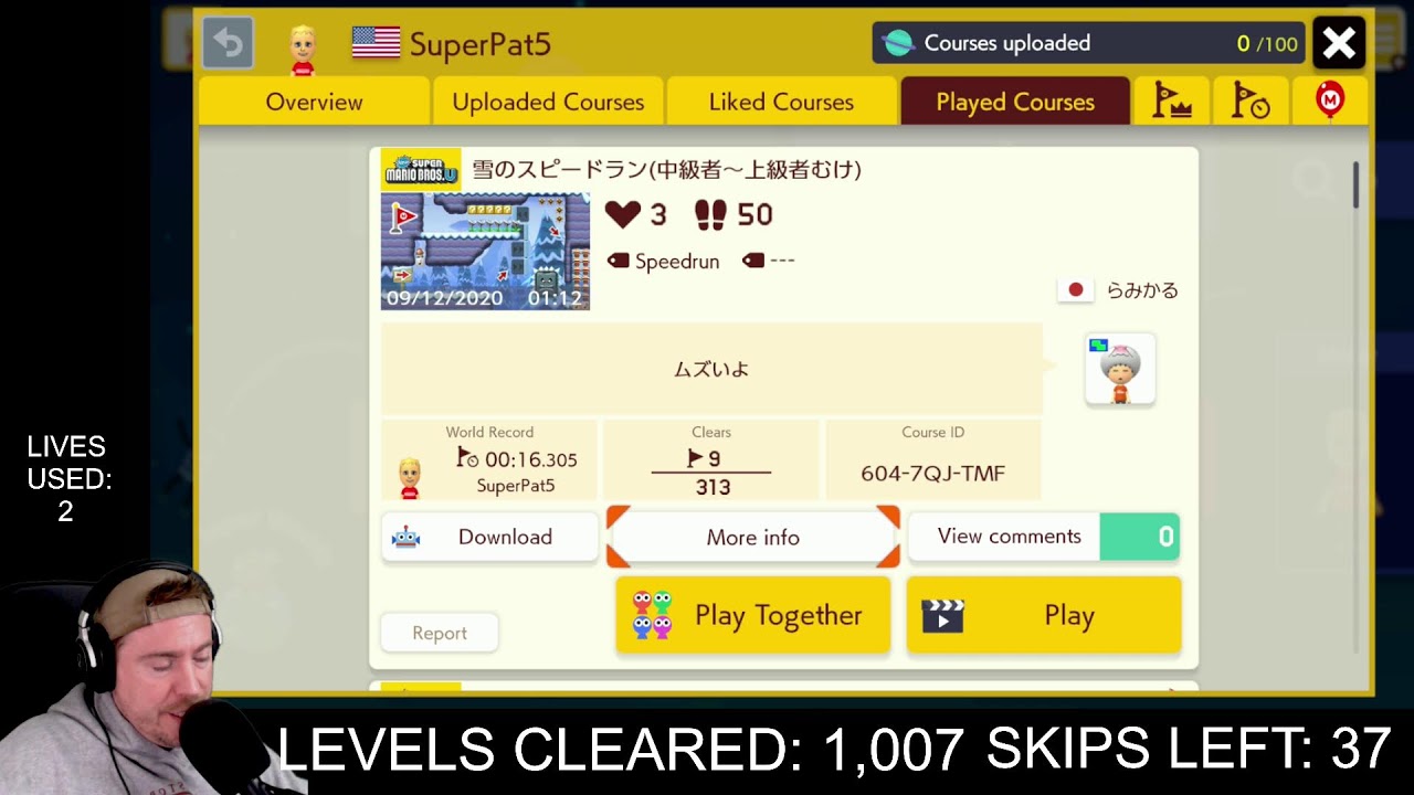 Beyond 1k! Spell S-K-I-P Endless Expert (87 Lives 1,000 Clears) Family ...