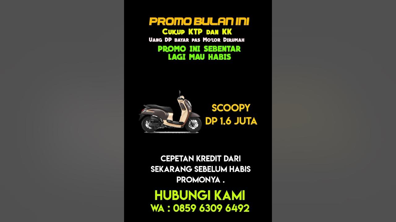 Promo kredit motor Honda #brosurkreditmotorhonda2023 #motorhondaterbaru #kreditmotorhondabandung ...