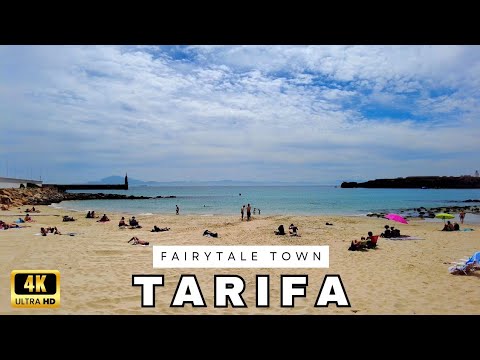 🇪🇦[4K] TARIFA Spain Fairytale City from Beautiful Beaches to a Magical ...