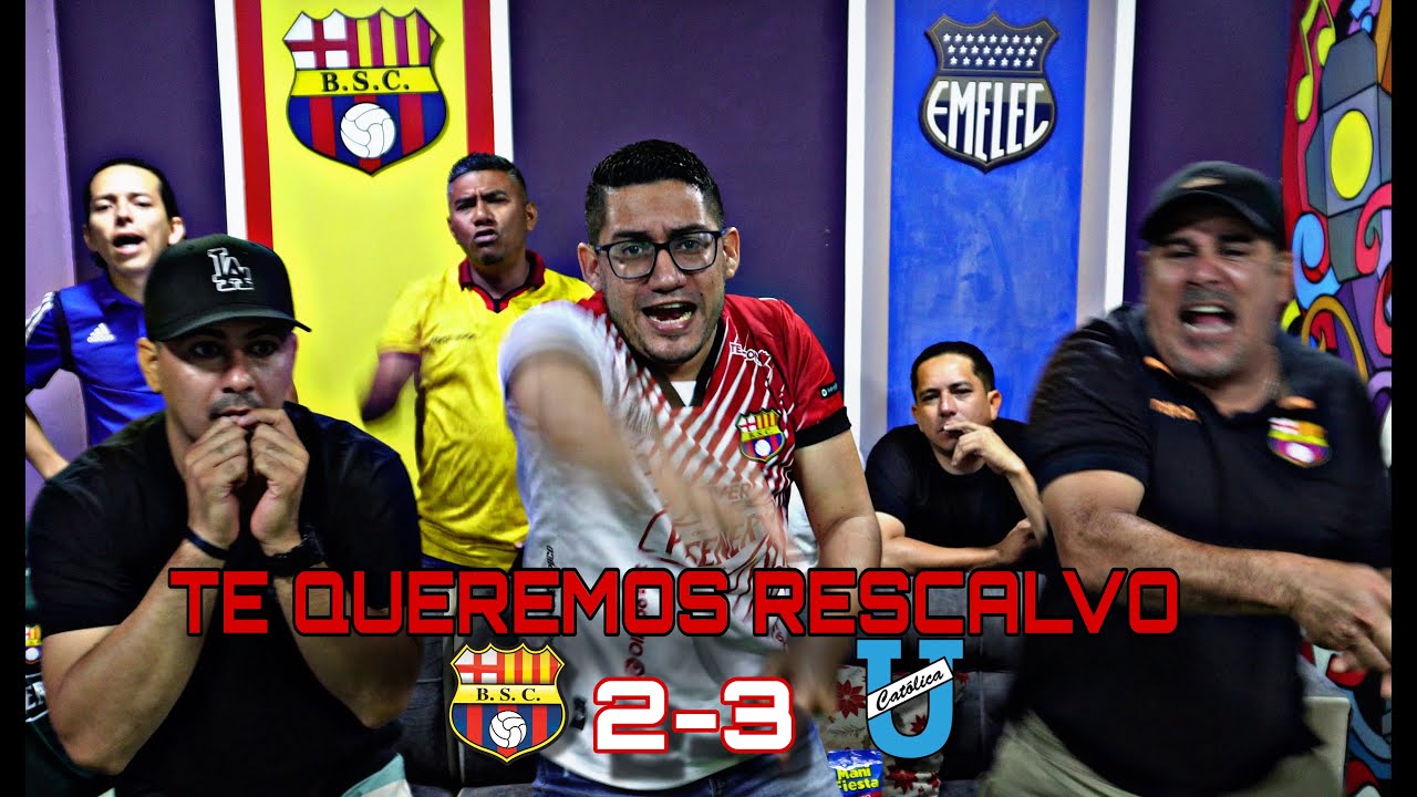 BARCELONA SC VS U.CATOLICA (2-3)/ LIGA PRO 2025 REACCCION DE AMIGOS ...