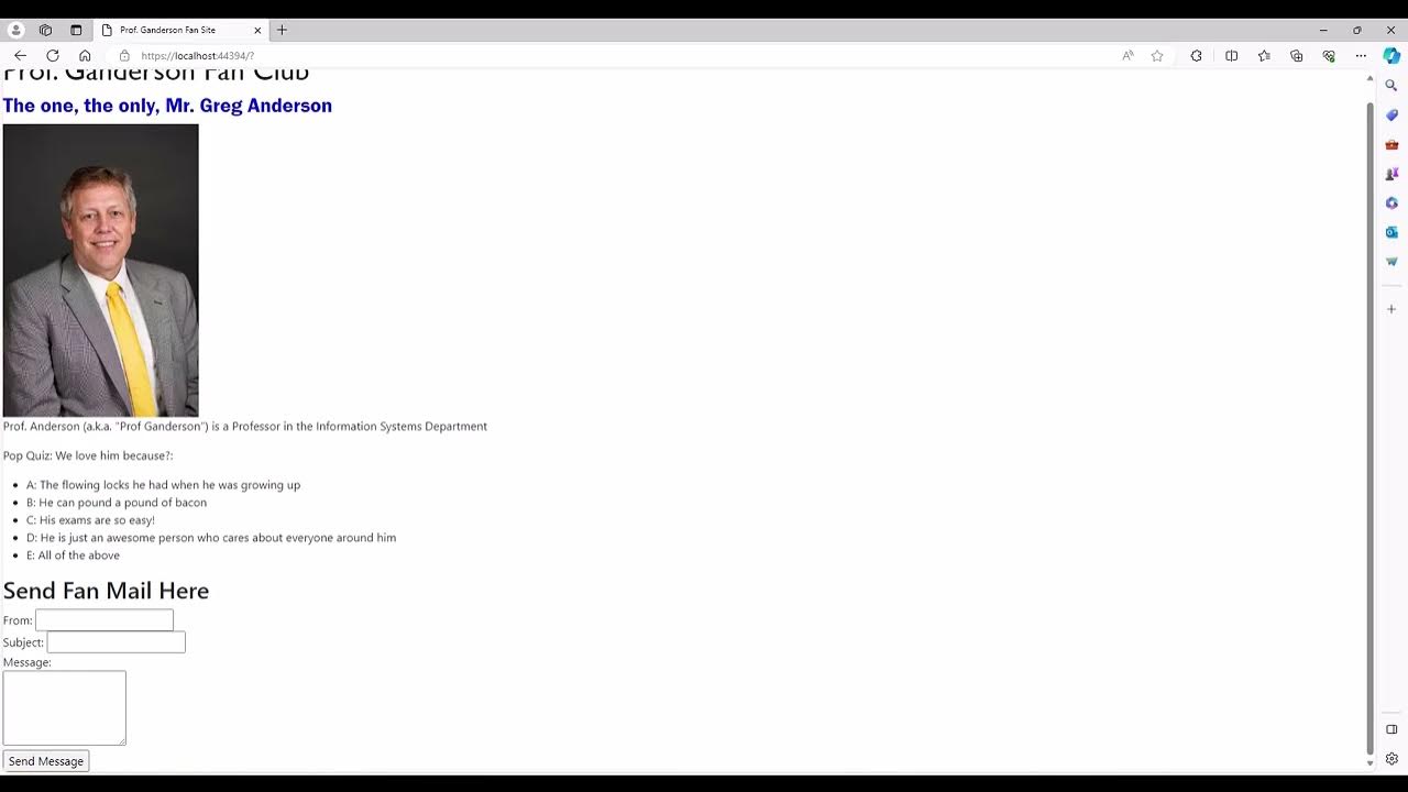 Building First ASP.NET Web App - 06 - JavaScript - YouTube
