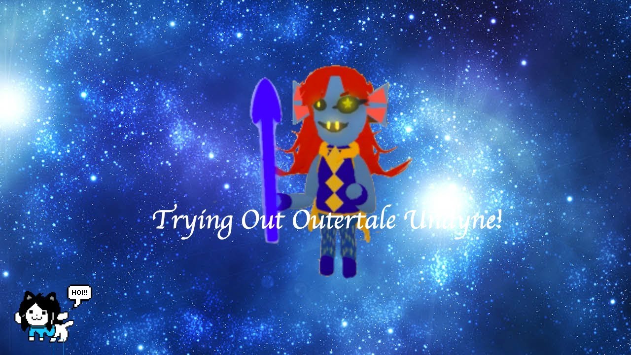 Undertale Survive The Monsters Trying Out Outertale Undyne :) - YouTube
