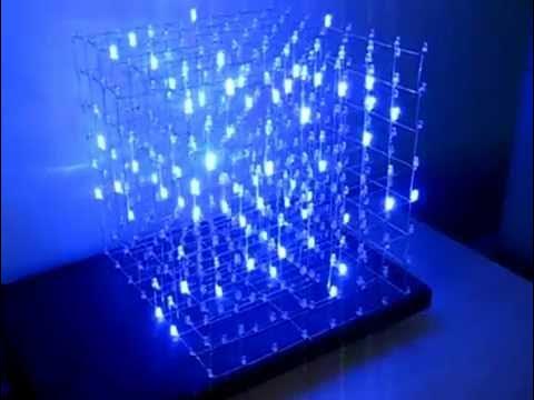 tecnologia leds para hacer hologramas - YouTube