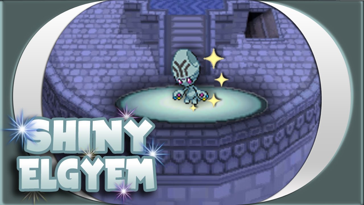LIVE! Shiny Elgyem after 16,086 REs!!! - YouTube