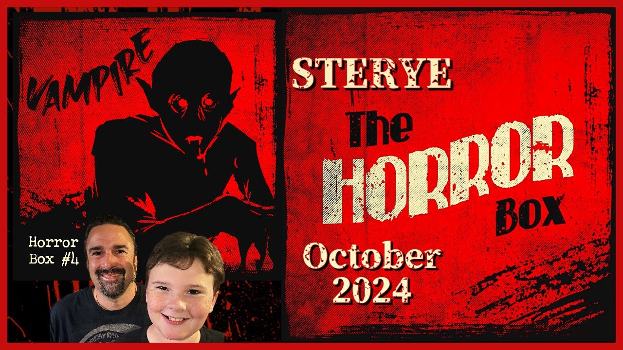 Sterye Horror Mystery Box #4 VAMPIRES October 2024 Unboxing! Dracula ...