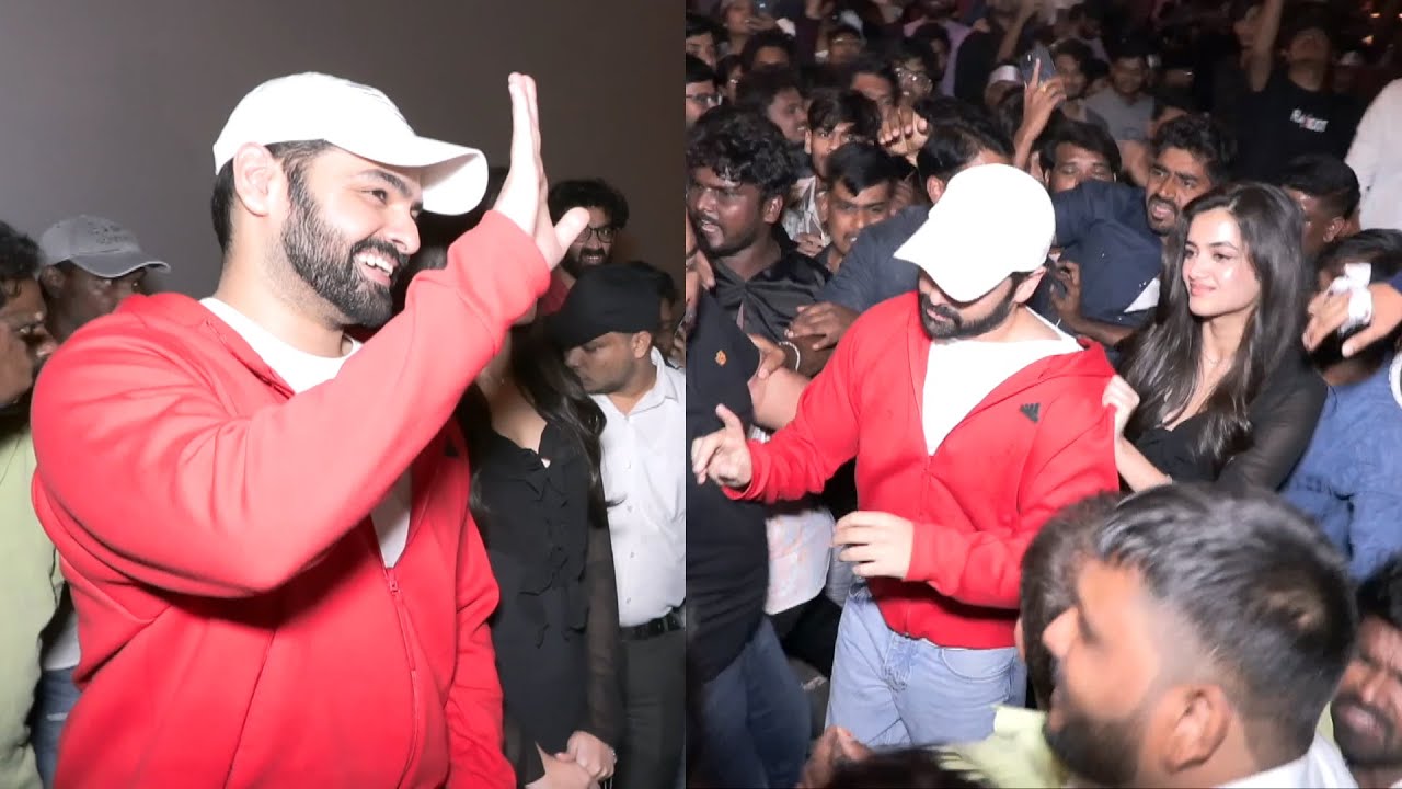 Ram Pothineni, Bhagyashri Borse & Director Mahesh Babu P visited Mythri ...