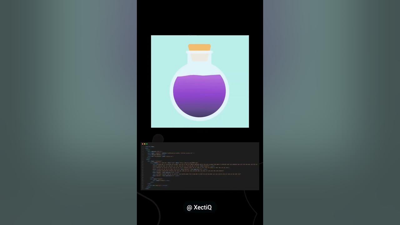 Portion Bottle Using Html Css And Javascript๐๐๐ฅ Css Javascript Html Youtube 1445
