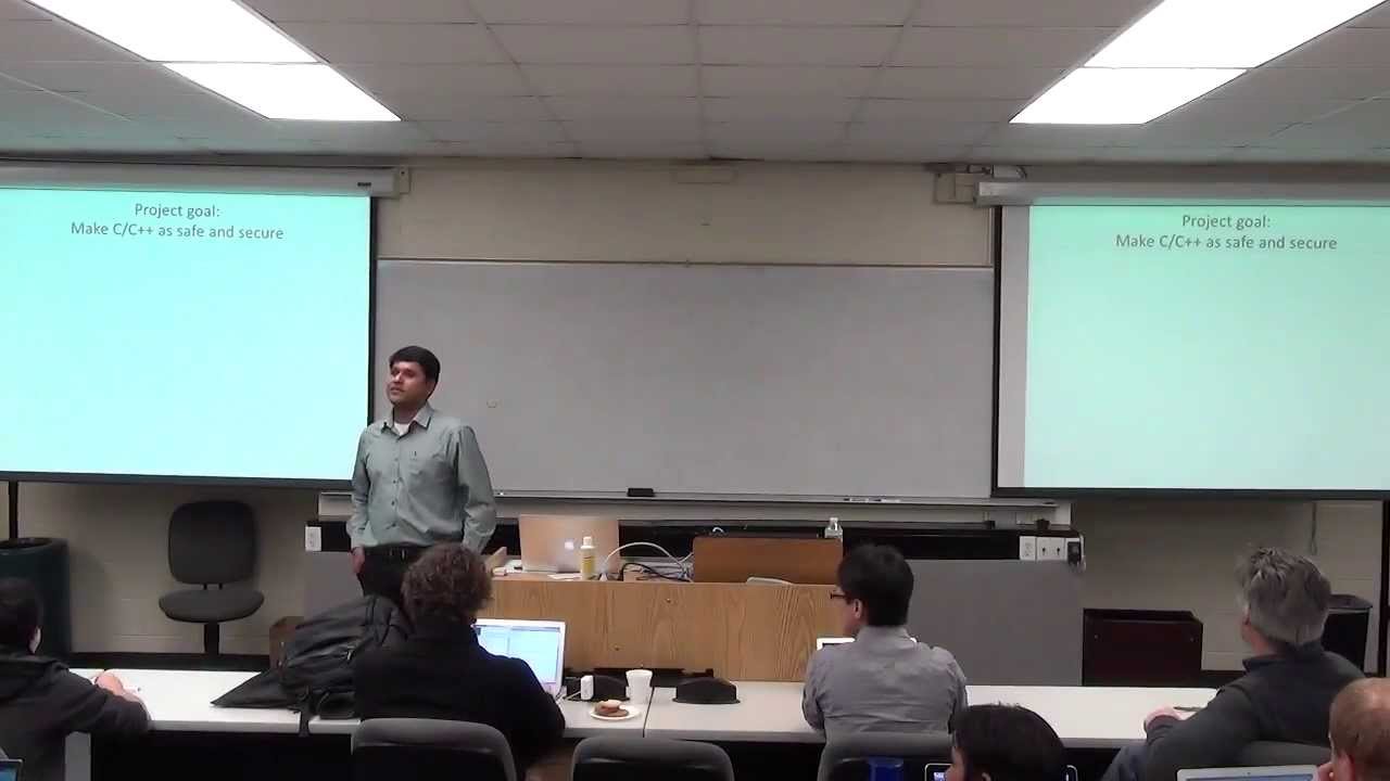 SBU Computer Science Department talk by Santosh Nagarakatte Part1 - YouTube