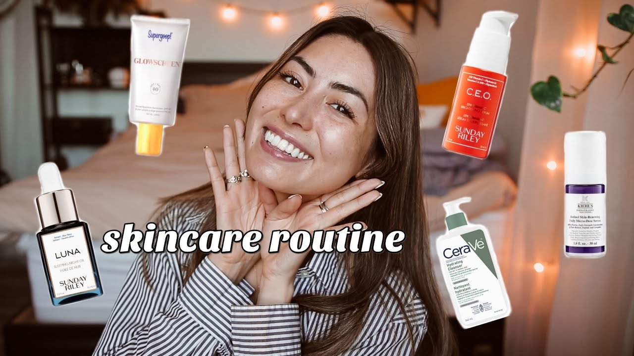 MY CURRENT SKINCARE ROUTINE (AM & PM) - YouTube