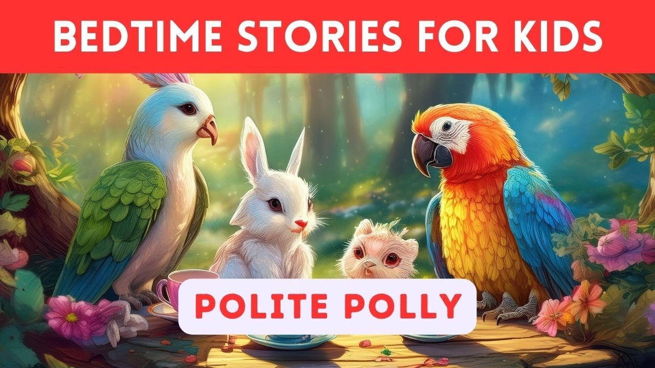 Bedtime Story for Kids in English | Polite Polly | Fairy Tales | Sleep ...