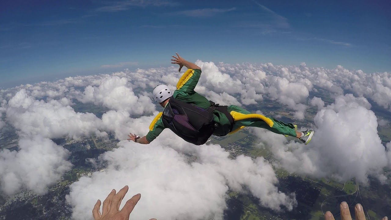 Best Skydiving Fail on YOUTUBE! Category D1: Spinning Out of Control ...