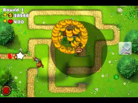 [ Bloons TD 5 ] Banana Farm Hack Android - YouTube