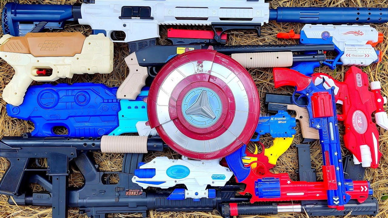 Find a treasure trove of toy guns : AK 47, Nerf Gun, M16 Weapon, sniper ...