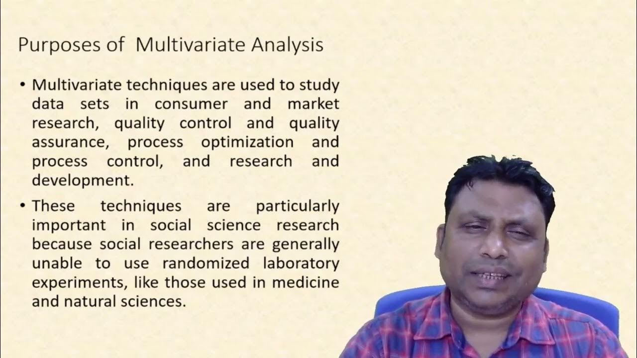 13. Multivariate Analysis of Data MMPC - 015 (Part- 19) Research methodology for management ...