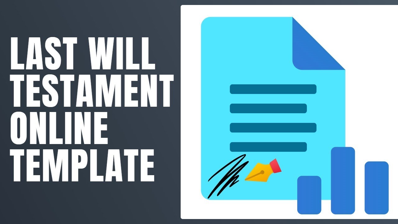 Last Will and Testament Online Template - How To Fill Last Will and ...