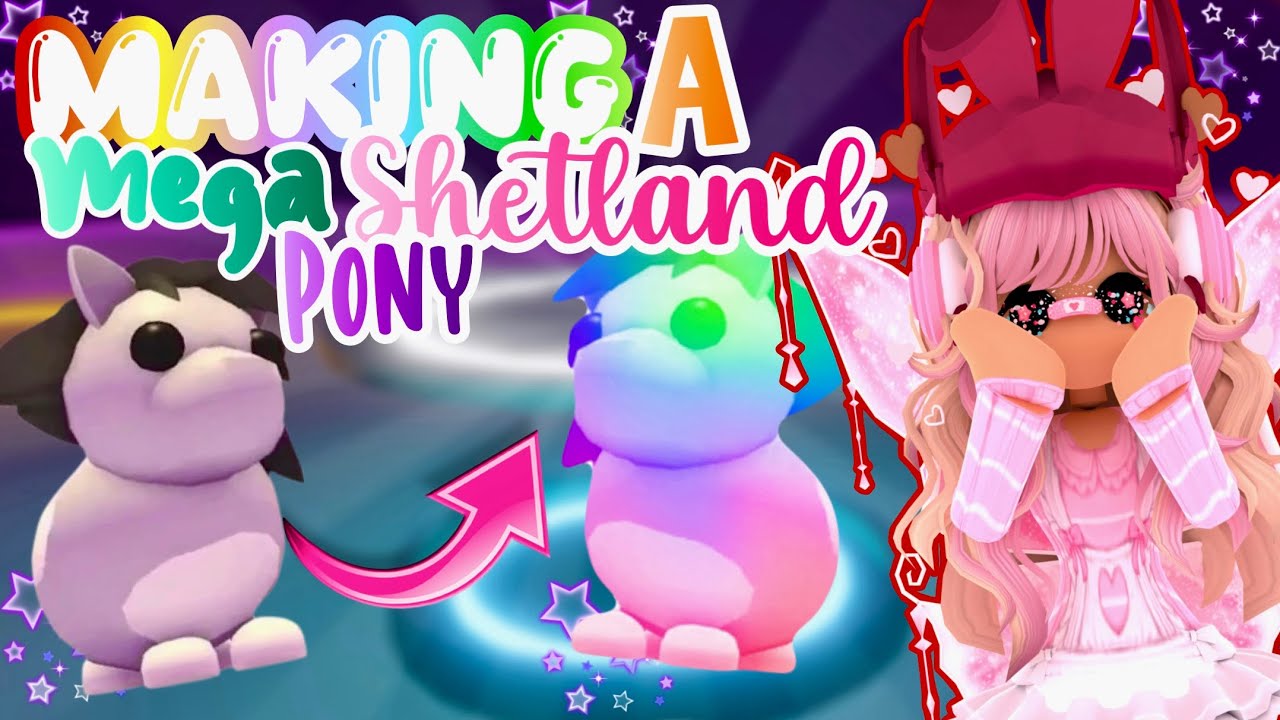 Making A MEGA NEON SHETLAND PONY WHITE 🦄& Tricks IT TOOK ME DAYS! 😂| 💕 ...