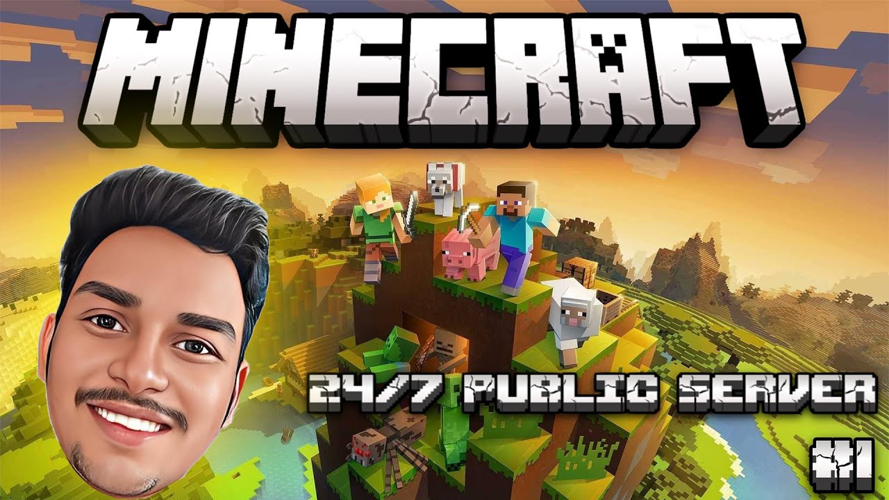 Minecraft 24/7 Public Server Java=Pe Both 😍 Minecraft Live #1 🔴 - YouTube