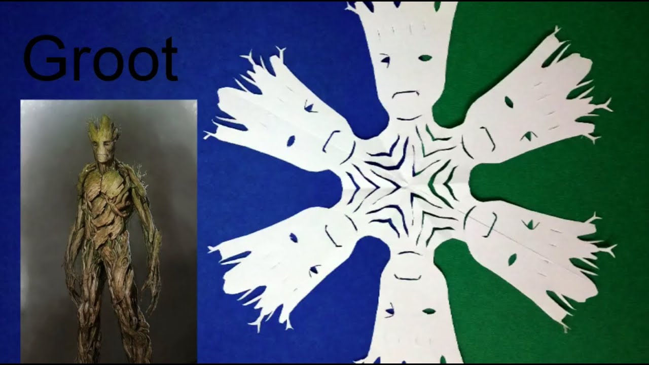 Groot Paper Pattern - YouTube